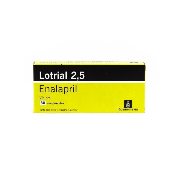 Lotrial 2 5 Enalapril Maleato 2 5 Mg Caja De 30 Comprimidos Lotrial 2 5 Enalapril Maleato 2 5 Mg Caja De 30 Comprimidos
